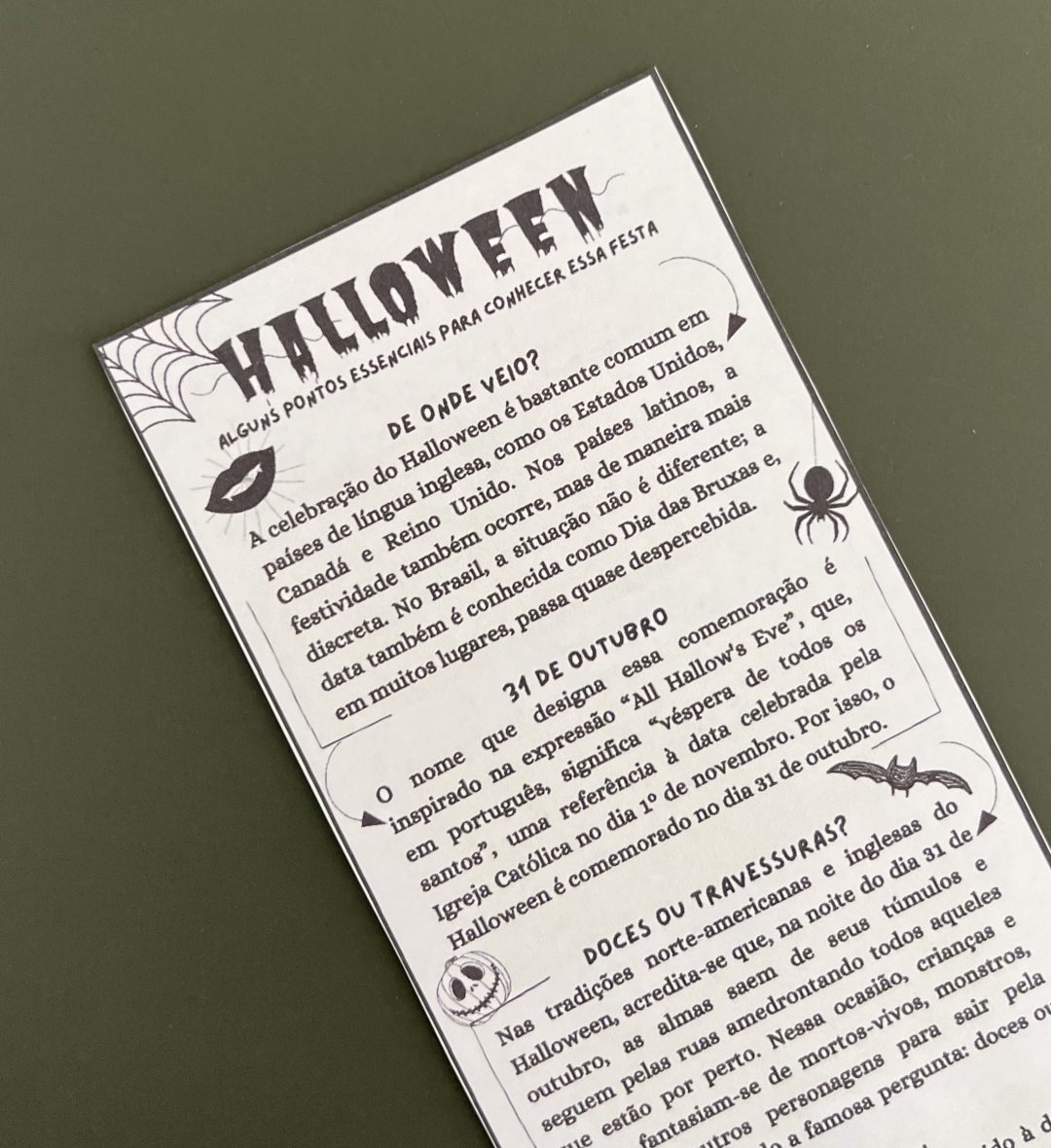 Halloween na aula de português – nempareceaula